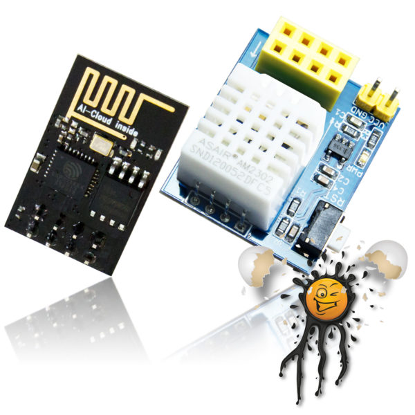 Tasmota WiFi AM2301 DHT22 ESP8266 ESP-01 Set – IoT powered by androegg.de Tasmota WiFi AM2301 DHT22 ESP8266 ESP-01 Set – IoT powered by androegg.de