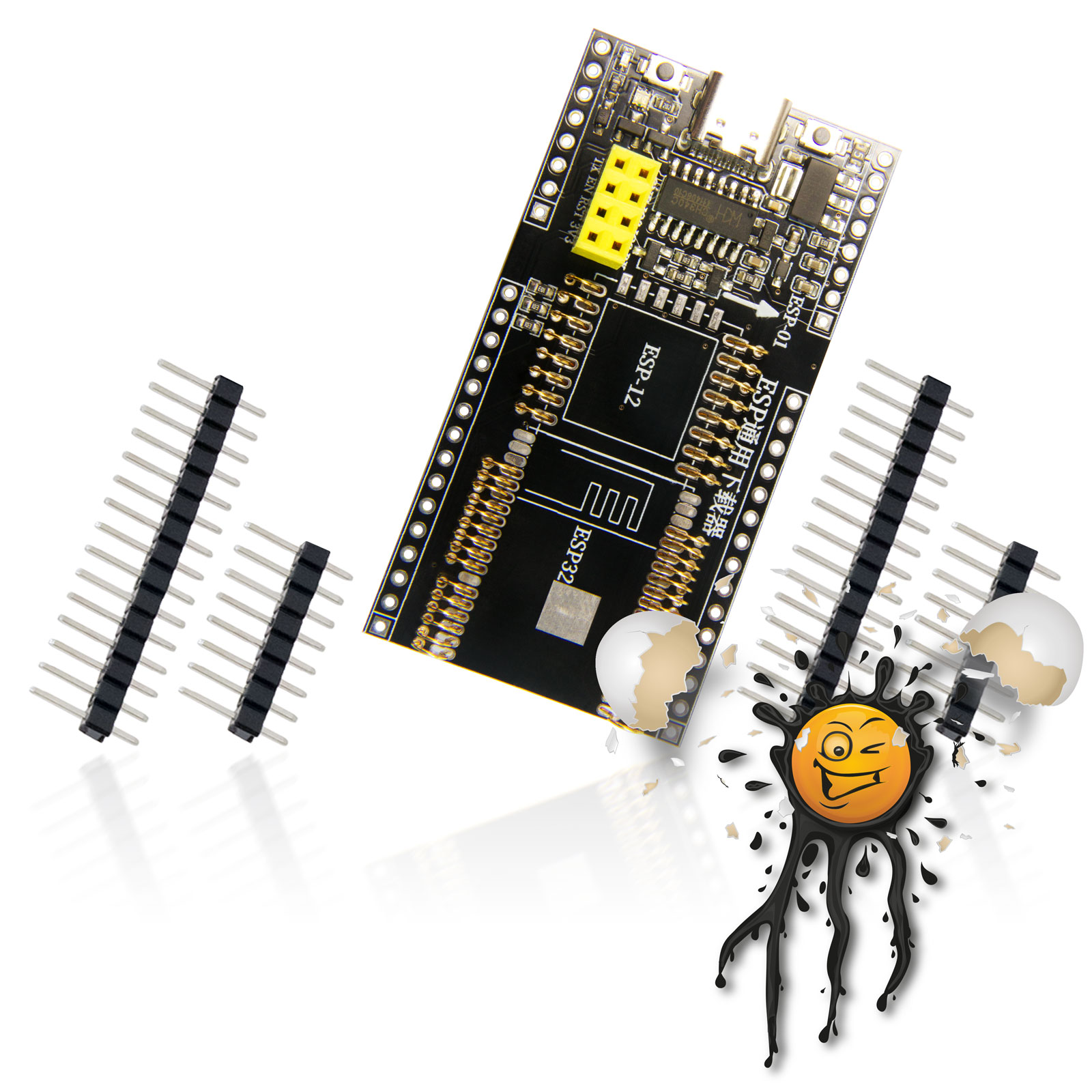 ESP32 ESP-01 ESP-12 ESP-07 Universal Programmer USB-C CH340 USB… – IoT ... ESP32 ESP-01 ESP-12 ESP-07 Universal Programmer USB-C CH340 USB… – IoT ...